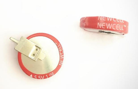 Stacked Coin Type Capacitor NCE5R5V105FSA - Buy electric double layer ...